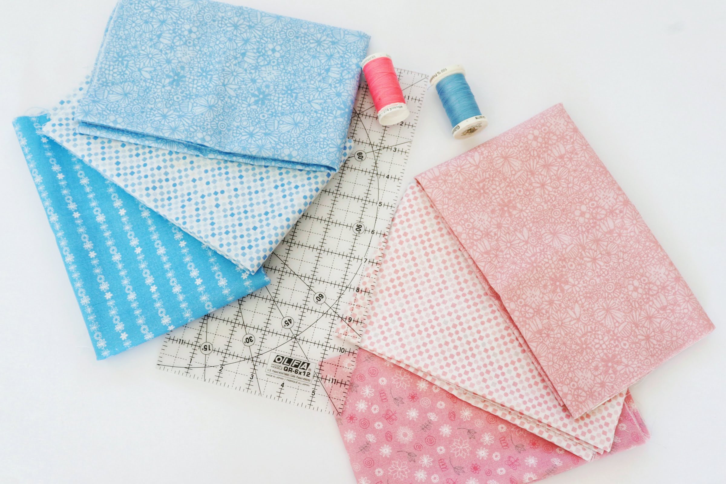 Baby Rose and Blue – T-arma Patchwork